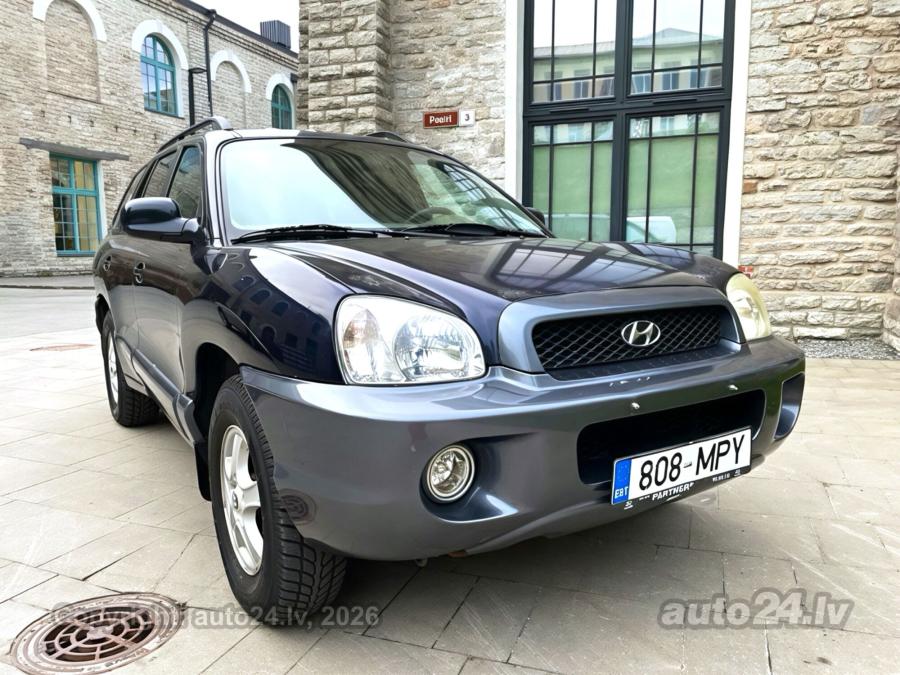 Синий Хендай Санта Фе 2003 в Таллин, объемом двигателя 2.70 л и пробегом 370 тыс. км за 1999 €, фото 3 на AUTOMOTO.COM.LV