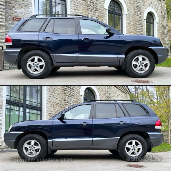 Zils Hyundai Santa Fe 2003 Tallina, ar dzinēja tilpumu 2.70 L un nobraukumu 370 tūkst. km par 1999 €, foto 5 vietnē AUTOMOTO.COM.LV