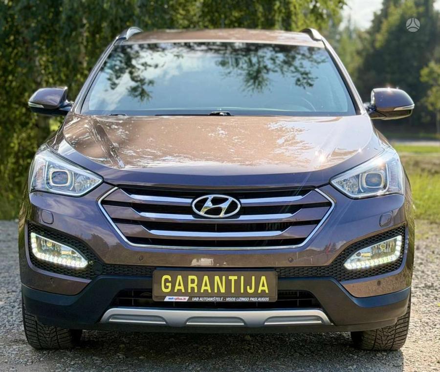 Brūns Hyundai Santa Fe 2014 Šauļi, ar dzinēja tilpumu 2.20 L un nobraukumu 233 tūkst. km par 14450 €, foto 6 vietnē AUTOMOTO.COM.LV