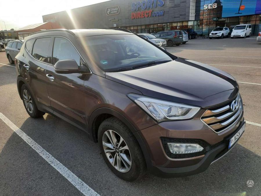Brūns Hyundai Santa Fe 2015 Kauņa, ar dzinēja tilpumu 2.00 L un nobraukumu 250 tūkst. km par 8500 €, foto 1 vietnē AUTOMOTO.COM.LV