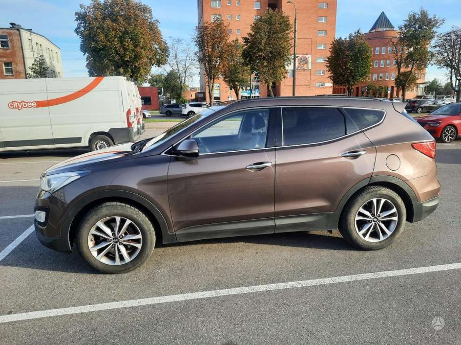 Brūns Hyundai Santa Fe 2015 Kauņa, ar dzinēja tilpumu 2.00 L un nobraukumu 250 tūkst. km par 8500 €, foto 6 vietnē AUTOMOTO.COM.LV