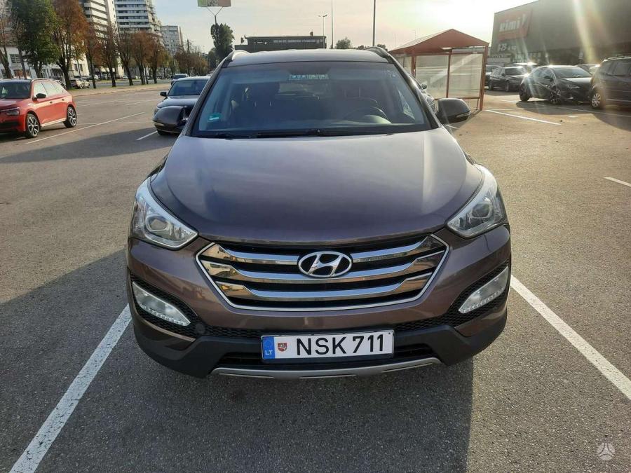 Brūns Hyundai Santa Fe 2015 Kauņa, ar dzinēja tilpumu 2.00 L un nobraukumu 250 tūkst. km par 8500 €, foto 8 vietnē AUTOMOTO.COM.LV