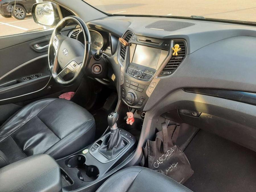 Brūns Hyundai Santa Fe 2015 Kauņa, ar dzinēja tilpumu 2.00 L un nobraukumu 250 tūkst. km par 8500 €, foto 13 vietnē AUTOMOTO.COM.LV