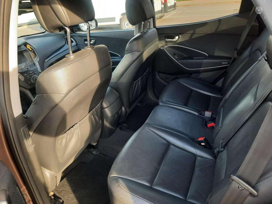 Brūns Hyundai Santa Fe 2015 Kauņa, ar dzinēja tilpumu 2.00 L un nobraukumu 250 tūkst. km par 8500 €, foto 14 vietnē AUTOMOTO.COM.LV