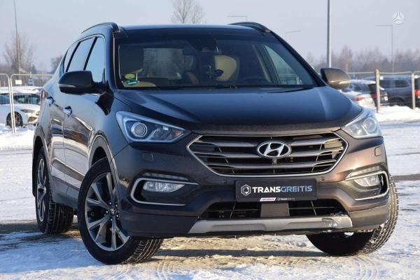 Brūns Hyundai Santa Fe 2016 Viļņa, ar dzinēja tilpumu 2.20 L un nobraukumu 188 tūkst. km par 13499 €, foto 3 vietnē AUTOMOTO.COM.LV