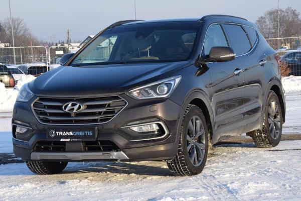 Brūns Hyundai Santa Fe 2016 Viļņa, ar dzinēja tilpumu 2.20 L un nobraukumu 188 tūkst. km par 13499 €, foto 4 vietnē AUTOMOTO.COM.LV