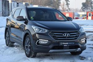 Brown Hyundai Santa Fe 2016 in Vilnius, with an engine capacity of 2.20 L and mileage of 188 thousand km for 13499 €, photo 6 on AUTOMOTO.COM.LV
