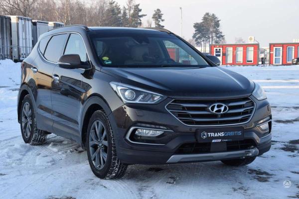 Brūns Hyundai Santa Fe 2016 Viļņa, ar dzinēja tilpumu 2.20 L un nobraukumu 188 tūkst. km par 13499 €, foto 7 vietnē AUTOMOTO.COM.LV