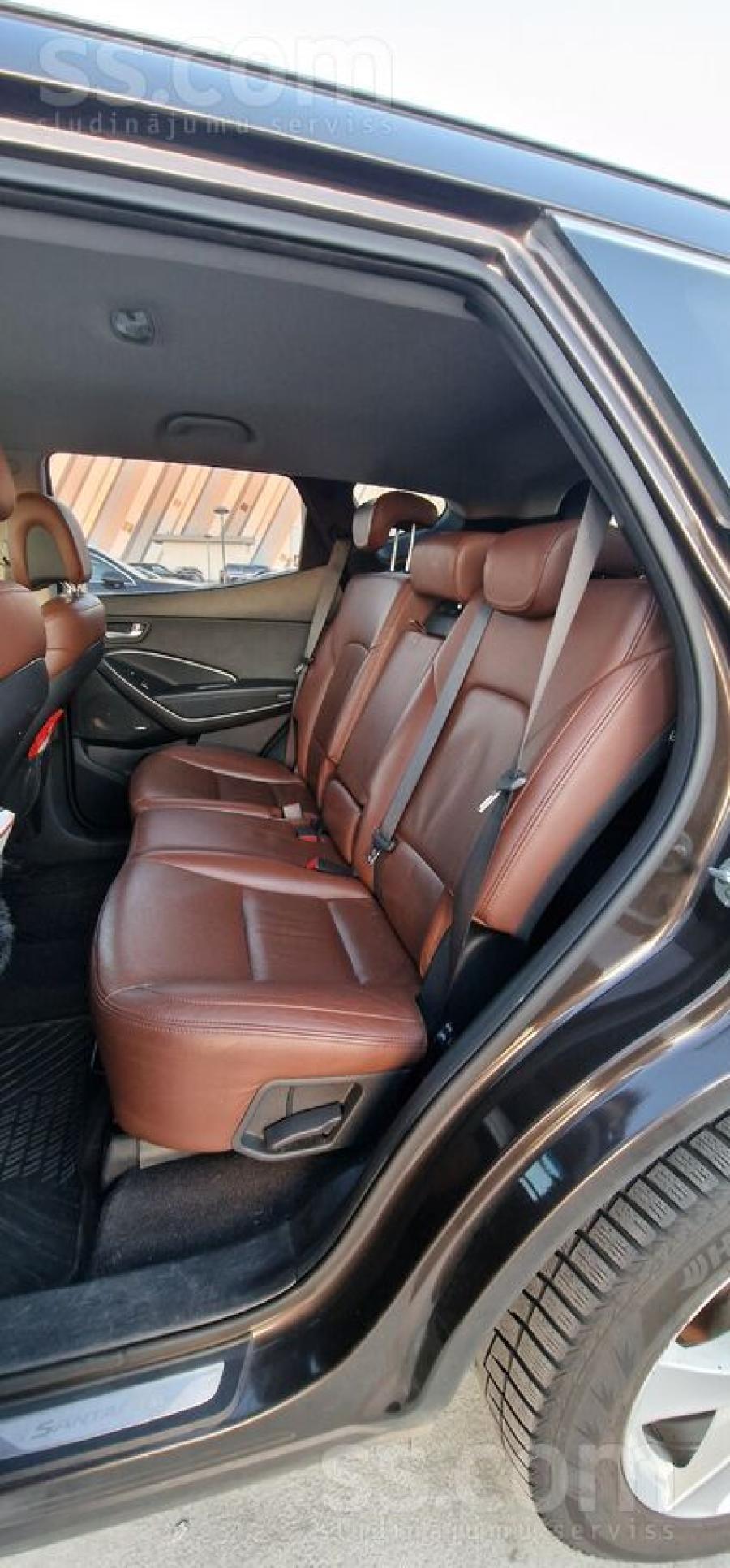 Brūns Hyundai Santa Fe 2017 Rīga, ar dzinēja tilpumu 2.20 L un nobraukumu 311 tūkst. km par 14900 €, foto 5 vietnē AUTOMOTO.COM.LV