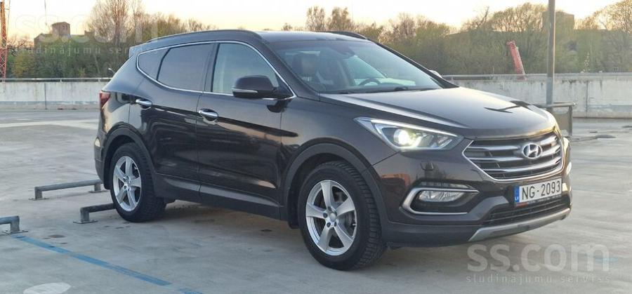 Brūns Hyundai Santa Fe 2017 Rīga, ar dzinēja tilpumu 2.20 L un nobraukumu 311 tūkst. km par 14900 €, foto 14 vietnē AUTOMOTO.COM.LV