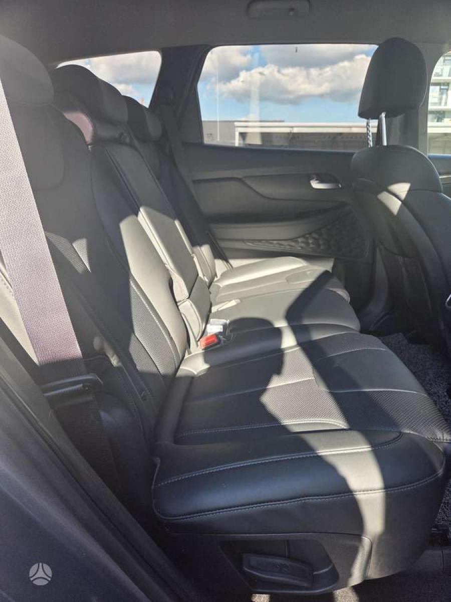 Brown Hyundai Santa Fe 2021 in Vilnius, with an engine capacity of 2.15 L and mileage of 145 thousand km for 18150 €, photo 11 on AUTOMOTO.COM.LV