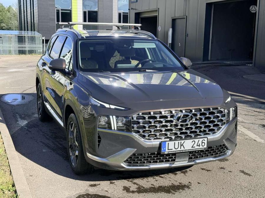 Brūns Hyundai Santa Fe 2021 Viļņa, ar dzinēja tilpumu 1.60 L un nobraukumu 91 tūkst. km par 29900 €, foto 4 vietnē AUTOMOTO.COM.LV