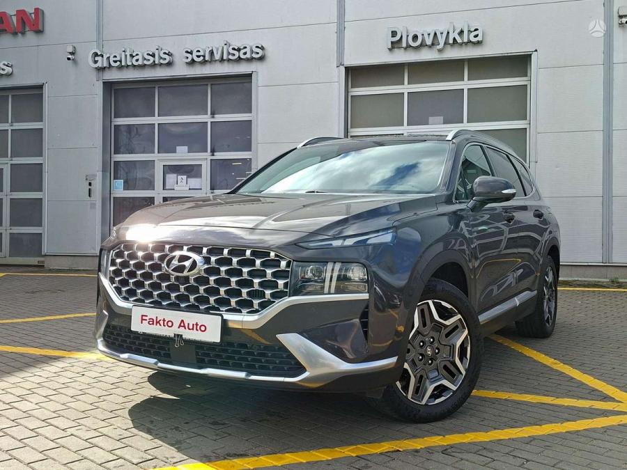 Brūns Hyundai Santa Fe 2021 Viļņa, ar dzinēja tilpumu 1.60 L un nobraukumu 92 tūkst. km par 29900 €, foto 1 vietnē AUTOMOTO.COM.LV
