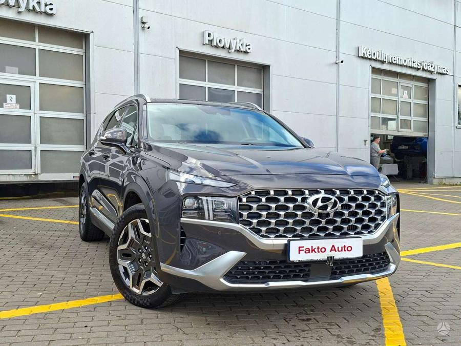 Brūns Hyundai Santa Fe 2021 Viļņa, ar dzinēja tilpumu 1.60 L un nobraukumu 92 tūkst. km par 29900 €, foto 7 vietnē AUTOMOTO.COM.LV