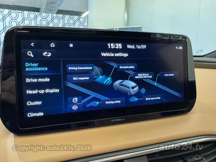 Brūns Hyundai Santa Fe 2021 Tallina, ar dzinēja tilpumu 2.20 L un nobraukumu 106 tūkst. km par 31900 €, foto 26 vietnē AUTOMOTO.COM.LV