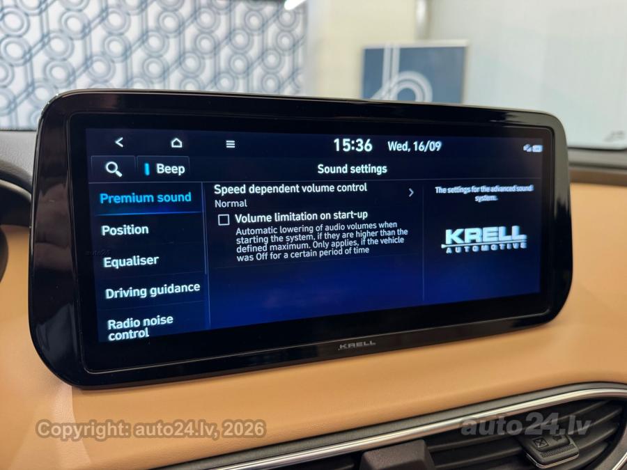 Brūns Hyundai Santa Fe 2021 Tallina, ar dzinēja tilpumu 2.20 L un nobraukumu 106 tūkst. km par 31900 €, foto 28 vietnē AUTOMOTO.COM.LV