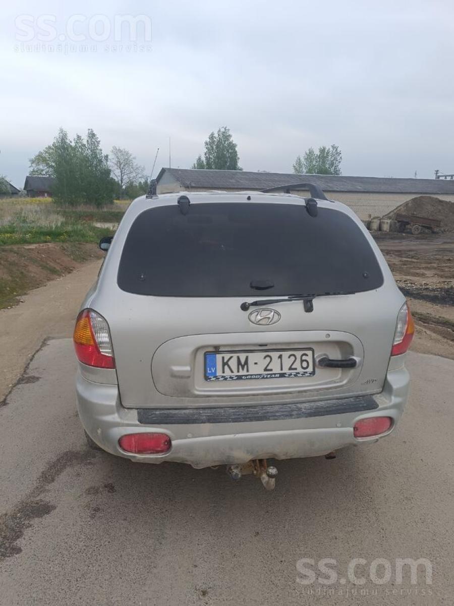 Hyundai Santa Fe 2002 Ludza, ar dzinēja tilpumu 2.00 L un nobraukumu 0 tūkst. km par 2250 €, foto 6 vietnē AUTOMOTO.COM.LV