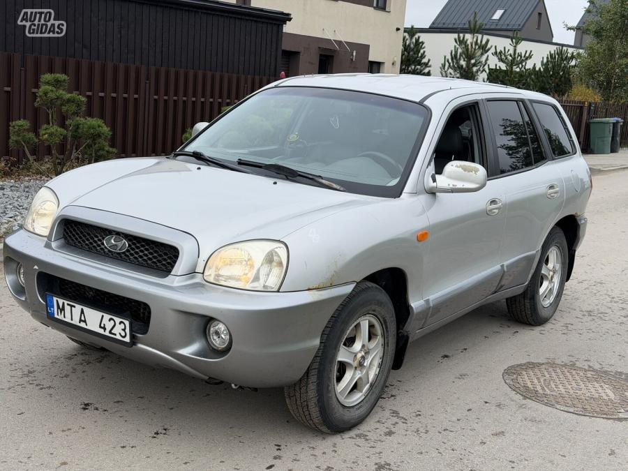 Hyundai Santa Fe 2003 Viļņa, ar dzinēja tilpumu 2.60 L un nobraukumu 230 tūkst. km par 1299 €, foto 4 vietnē AUTOMOTO.COM.LV