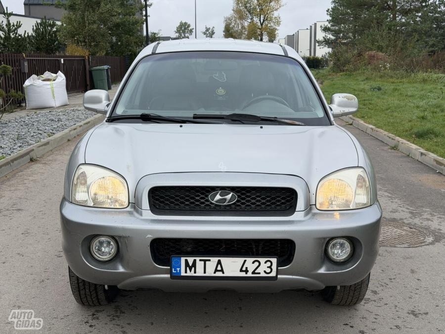Hyundai Santa Fe 2003 Viļņa, ar dzinēja tilpumu 2.60 L un nobraukumu 230 tūkst. km par 1299 €, foto 6 vietnē AUTOMOTO.COM.LV