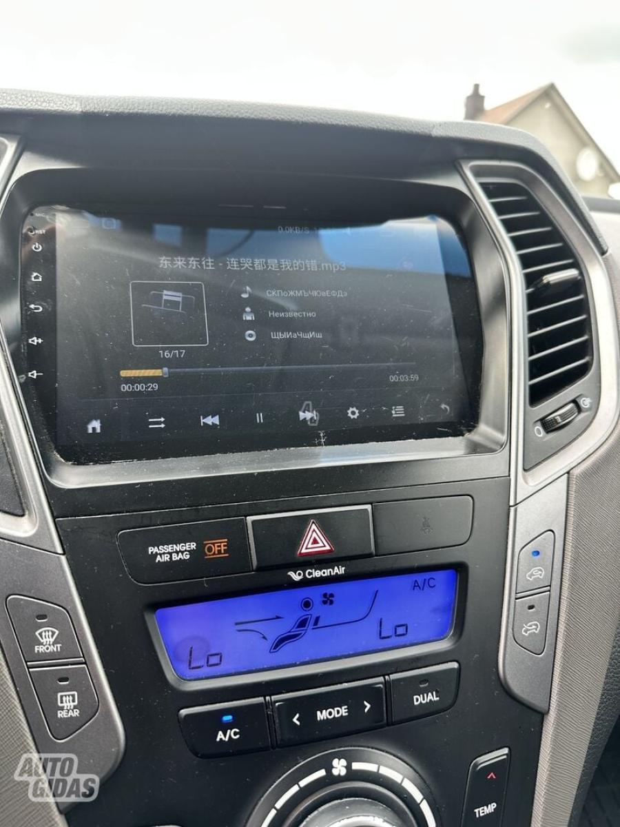 Hyundai Santa Fe 2013 Pabradė, ar dzinēja tilpumu 2.00 L un nobraukumu 228 tūkst. km par 7600 €, foto 11 vietnē AUTOMOTO.COM.LV