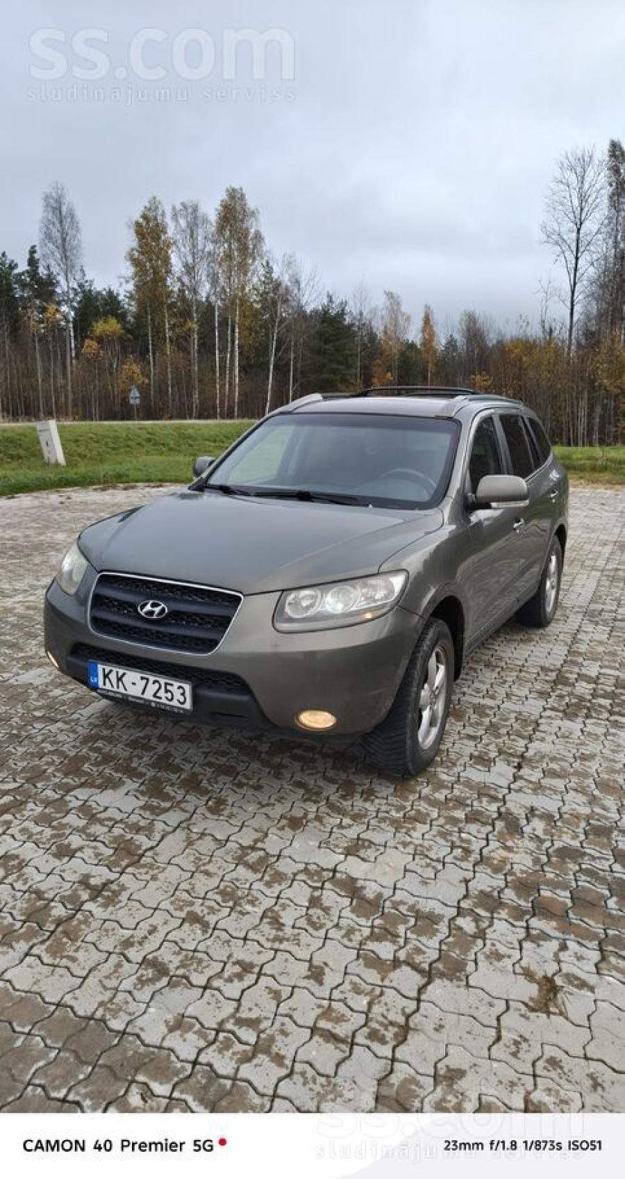 Zaļš Hyundai Santa Fe 2009 Rīga, ar dzinēja tilpumu 2.20 L un nobraukumu 311 tūkst. km par 4200 €, foto 3 vietnē AUTOMOTO.COM.LV