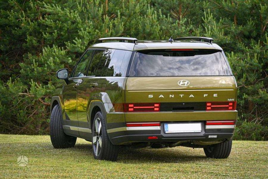 Zaļš Hyundai Santa Fe 2024 Viļņa, ar dzinēja tilpumu 1.60 L un nobraukumu 46 tūkst. km par 49900 €, foto 5 vietnē AUTOMOTO.COM.LV