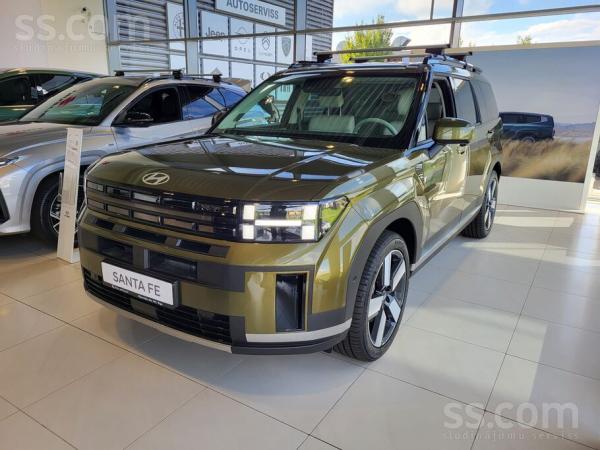 Zaļš Hyundai Santa Fe 2026 Rīga, ar dzinēja tilpumu 1.60 L un nobraukumu 16 tūkst. km par 56292 €, foto 1 vietnē AUTOMOTO.COM.LV