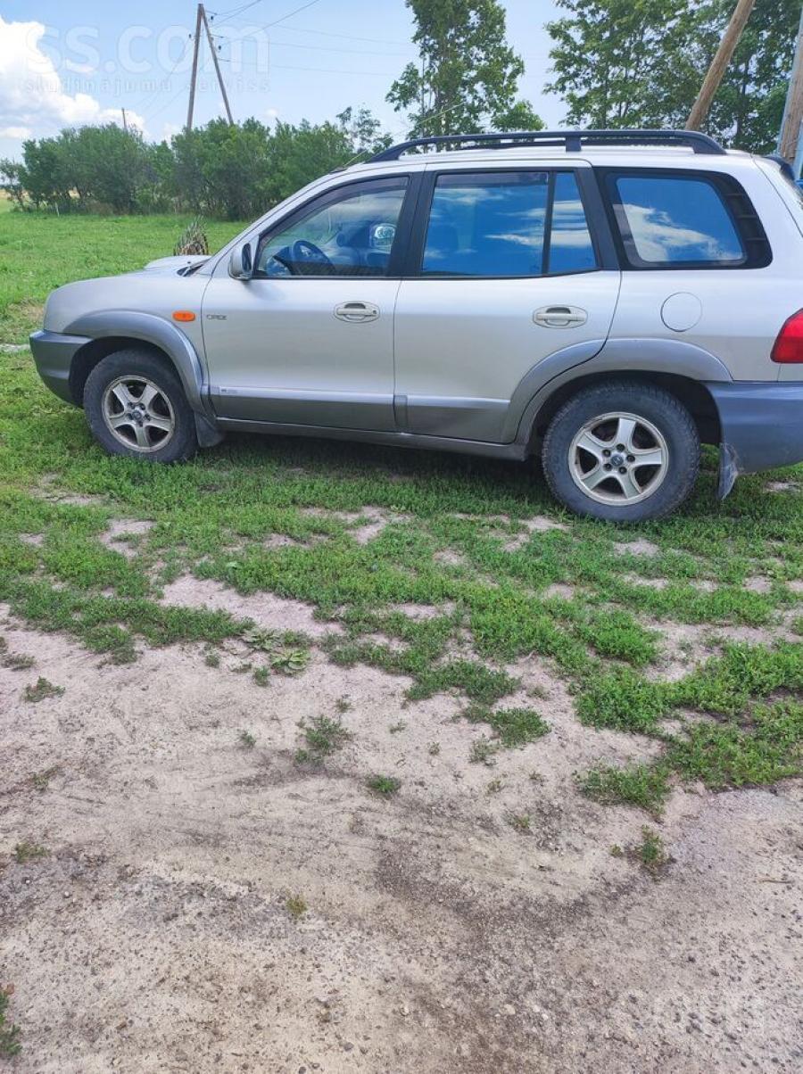 Pelēks Hyundai Santa Fe 2001 Preiļi, ar dzinēja tilpumu 2.00 L un nobraukumu 0 tūkst. km par 1200 €, foto 3 vietnē AUTOMOTO.COM.LV