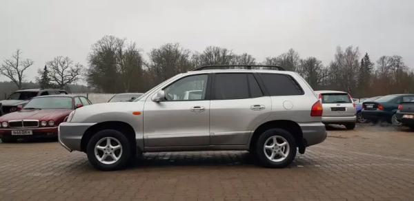 Pelēks Hyundai Santa Fe 2003 Valmiera, ar dzinēja tilpumu 2.40 L un nobraukumu 224 tūkst. km par 2400 €, foto 6 vietnē AUTOMOTO.COM.LV