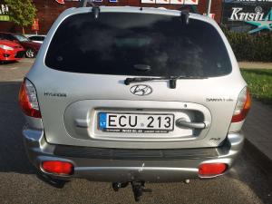 Grey Hyundai Santa Fe 2004 in Vilnius, with an engine capacity of 1.99 L and mileage of 274 thousand km for 2690 €, photo 16 on AUTOMOTO.COM.LV