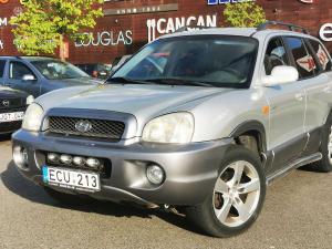 Grey Hyundai Santa Fe 2004 in Vilnius, with an engine capacity of 1.99 L and mileage of 269 thousand km for 2850 €, photo 15 on AUTOMOTO.COM.LV