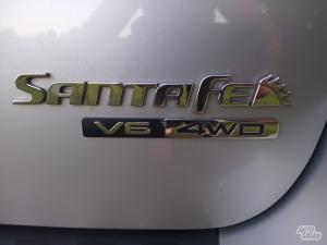 Pelēks Hyundai Santa Fe 2006 Radviliškis, ar dzinēja tilpumu 2.70 L un nobraukumu 234 tūkst. km par 3350 €, foto 9 vietnē AUTOMOTO.COM.LV
