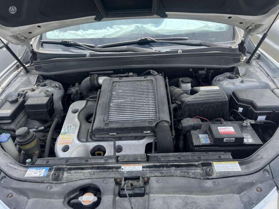 Grey Hyundai Santa Fe 2007 in Klaipeda, with an engine capacity of 2.19 L and mileage of 222 thousand km for 4300 €, photo 21 on AUTOMOTO.COM.LV