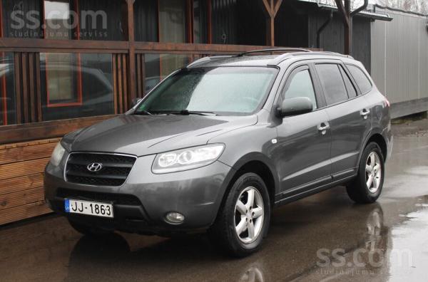 Pelēks Hyundai Santa Fe 2008 Rīga, ar dzinēja tilpumu 2.20 L un nobraukumu 0 tūkst. km par 3150 €, foto 8 vietnē AUTOMOTO.COM.LV