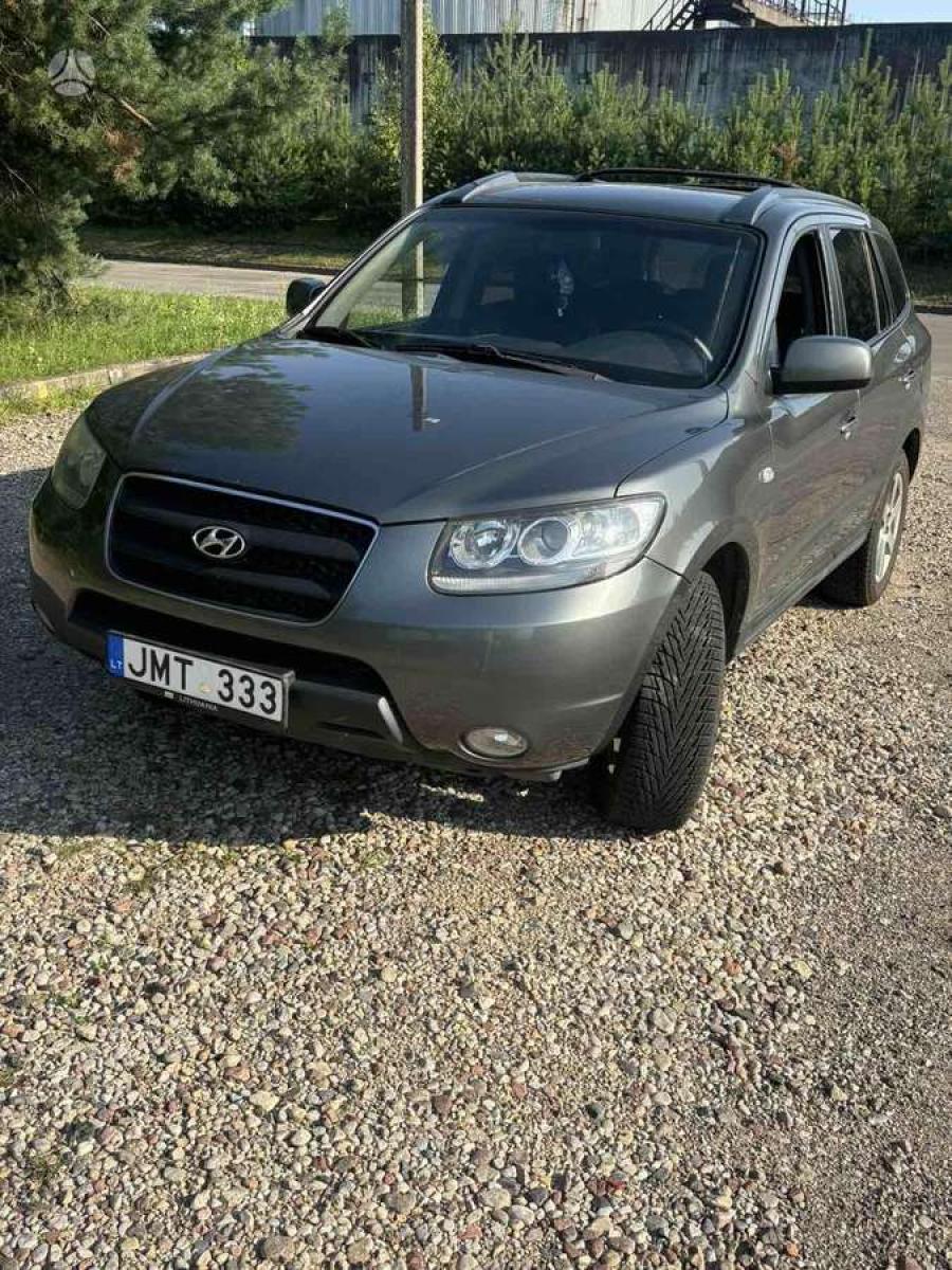 Pelēks Hyundai Santa Fe 2008 Viļņa, ar dzinēja tilpumu 2.19 L un nobraukumu 283 tūkst. km par 3200 €, foto 9 vietnē AUTOMOTO.COM.LV