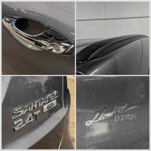 Grey Hyundai Santa Fe 2013 in Jurmala, with an engine capacity of 2.40 L and mileage of 198 thousand km for 11750 €, photo 29 on AUTOMOTO.COM.LV