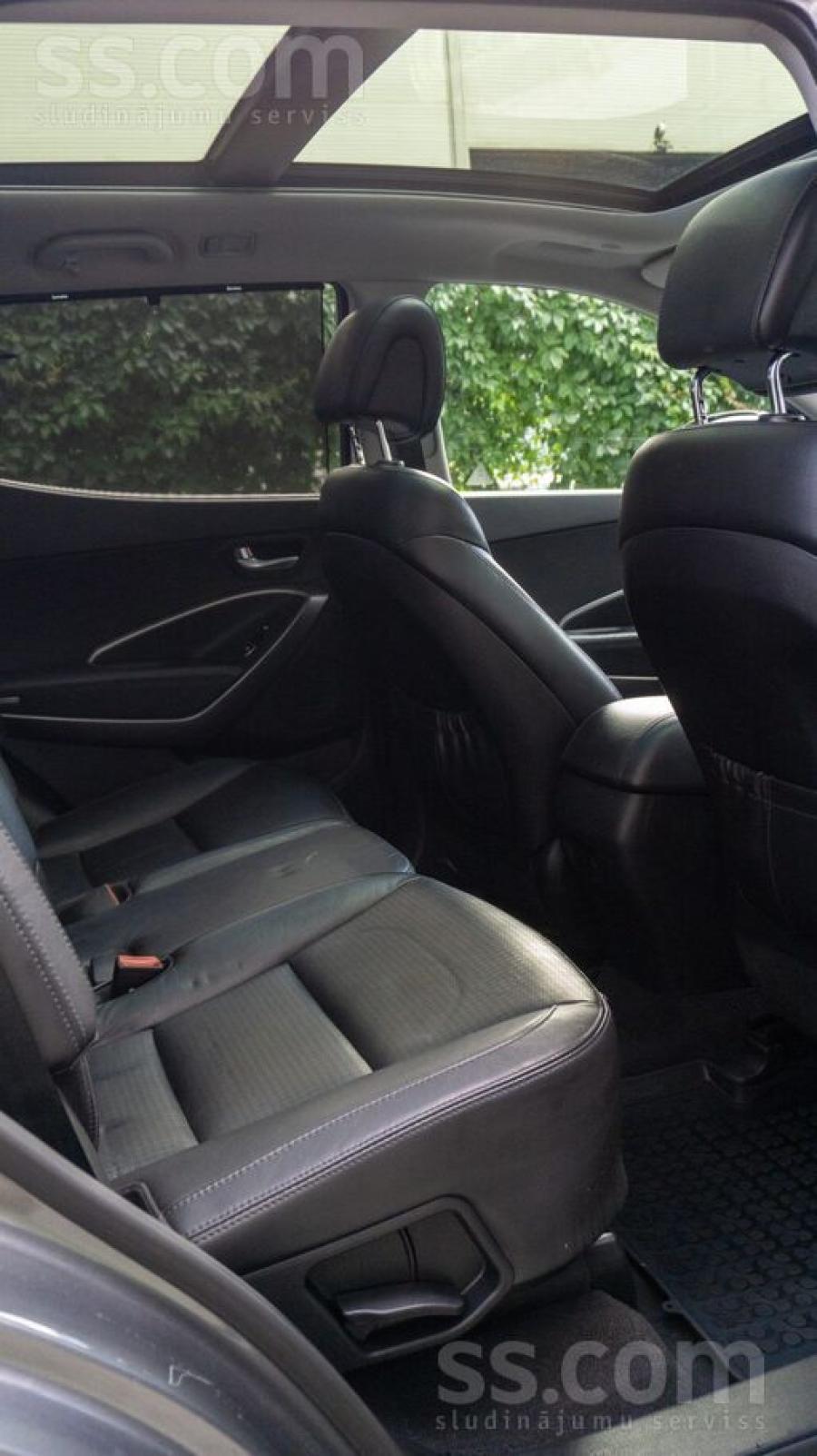 Pelēks Hyundai Santa Fe 2013 Rīga, ar dzinēja tilpumu 2.20 L un nobraukumu 235 tūkst. km par 8990 €, foto 35 vietnē AUTOMOTO.COM.LV
