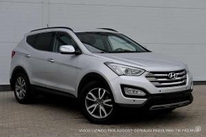 Grey Hyundai Santa Fe 2013 in Kretinga, with an engine capacity of 2.00 L and mileage of 269 thousand km for 8999 €, photo  on AUTOMOTO.COM.LV