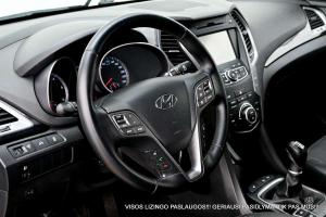 Grey Hyundai Santa Fe 2013 in Kretinga, with an engine capacity of 2.00 L and mileage of 269 thousand km for 8999 €, photo 19 on AUTOMOTO.COM.LV