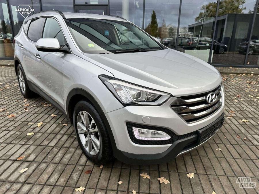 Pelēks Hyundai Santa Fe 2014 Kauņa, ar dzinēja tilpumu 2.20 L un nobraukumu 295 tūkst. km par 8500 €, foto 3 vietnē AUTOMOTO.COM.LV