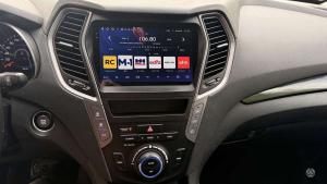 Grey Hyundai Santa Fe 2014 in Vievis, with an engine capacity of 2.20 L and mileage of 185 thousand km for 8500 €, photo 12 on AUTOMOTO.COM.LV