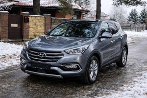 Pelēks Hyundai Santa Fe 2016 Viļņa, ar dzinēja tilpumu 2.20 L un nobraukumu 269 tūkst. km par 15500 €, foto 2 vietnē AUTOMOTO.COM.LV