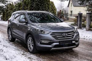 Pelēks Hyundai Santa Fe 2016 Viļņa, ar dzinēja tilpumu 2.20 L un nobraukumu 269 tūkst. km par 15500 €, foto 4 vietnē AUTOMOTO.COM.LV