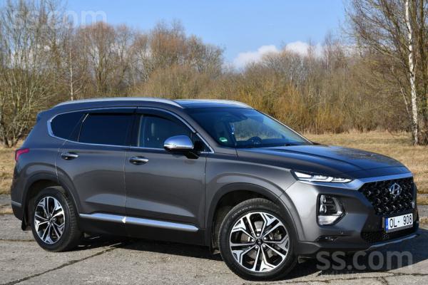 Pelēks Hyundai Santa Fe 2020 Rīga, ar dzinēja tilpumu 2.20 L un nobraukumu 142 tūkst. km par 21850 €, foto 3 vietnē AUTOMOTO.COM.LV