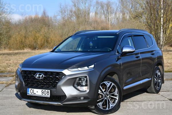 Pelēks Hyundai Santa Fe 2020 Rīga, ar dzinēja tilpumu 2.20 L un nobraukumu 142 tūkst. km par 21850 €, foto 9 vietnē AUTOMOTO.COM.LV