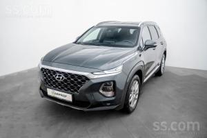 Pelēks Hyundai Santa Fe 2020 Tallina, ar dzinēja tilpumu 2.20 L un nobraukumu 105 tūkst. km par 22999 €, foto  vietnē AUTOMOTO.COM.LV