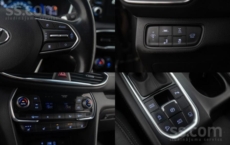 Pelēks Hyundai Santa Fe 2020 Tallina, ar dzinēja tilpumu 2.20 L un nobraukumu 105 tūkst. km par 22999 €, foto 16 vietnē AUTOMOTO.COM.LV