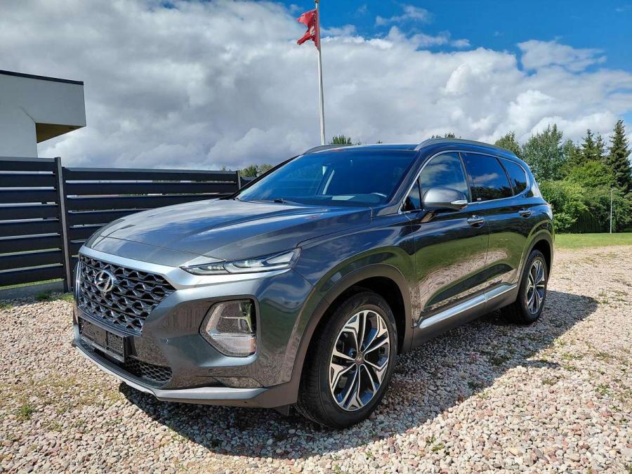 Pelēks Hyundai Santa Fe 2020 Vilkaviškis, ar dzinēja tilpumu 2.20 L un nobraukumu 78 tūkst. km par 20800 €, foto 3 vietnē AUTOMOTO.COM.LV