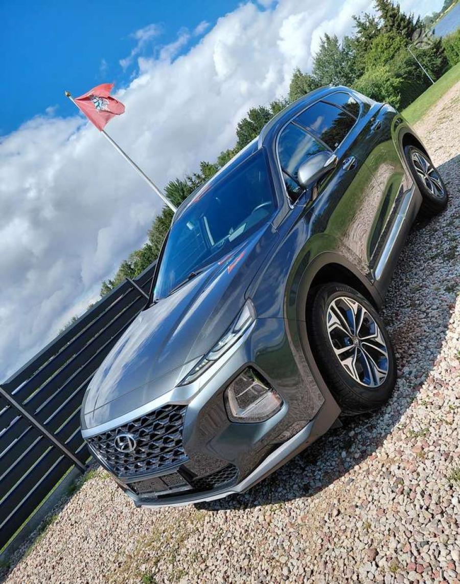 Pelēks Hyundai Santa Fe 2020 Vilkaviškis, ar dzinēja tilpumu 2.20 L un nobraukumu 78 tūkst. km par 20800 €, foto 5 vietnē AUTOMOTO.COM.LV