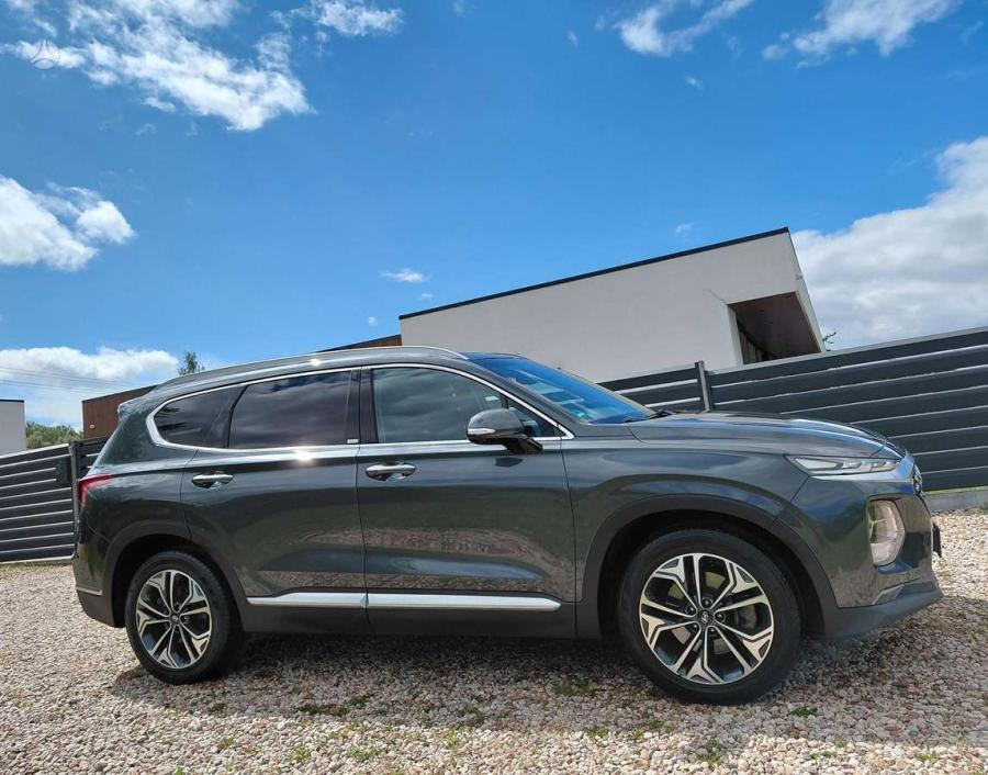Pelēks Hyundai Santa Fe 2020 Vilkaviškis, ar dzinēja tilpumu 2.20 L un nobraukumu 78 tūkst. km par 20800 €, foto 15 vietnē AUTOMOTO.COM.LV